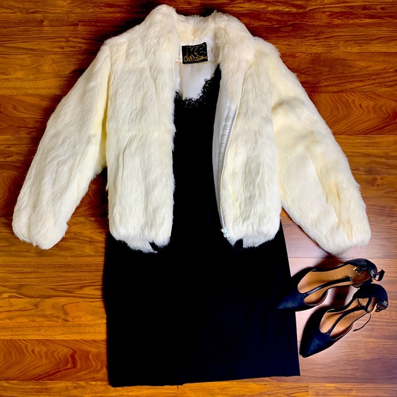 KC Collections | Jackets & Coats | Vintage Kc Collections 0 Real White ...